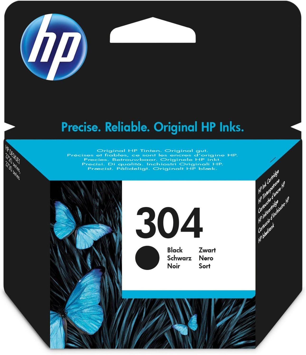 HP 304 Black Original Standard Capacity Ink Cartridge - Cartucho de ...