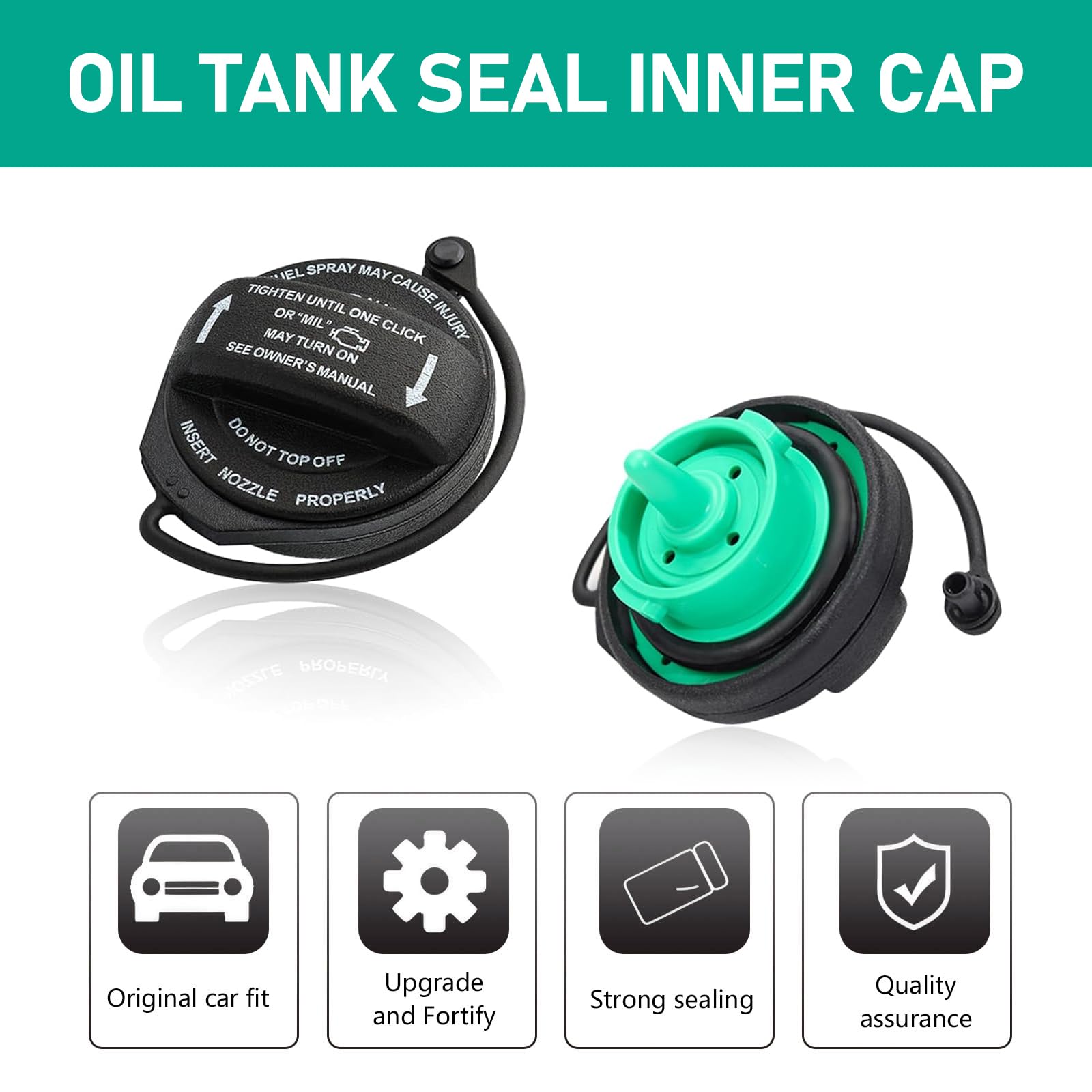 Snapklik.com : Dawfall Car Fuel Cap, Fuel Filler Cap Replacement Parts ...