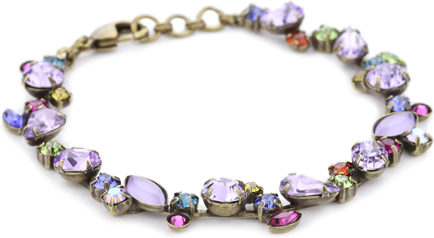 Amazon.com: Sorrelli "Harmony" Classic Crystal Antique Gold-Tone ...