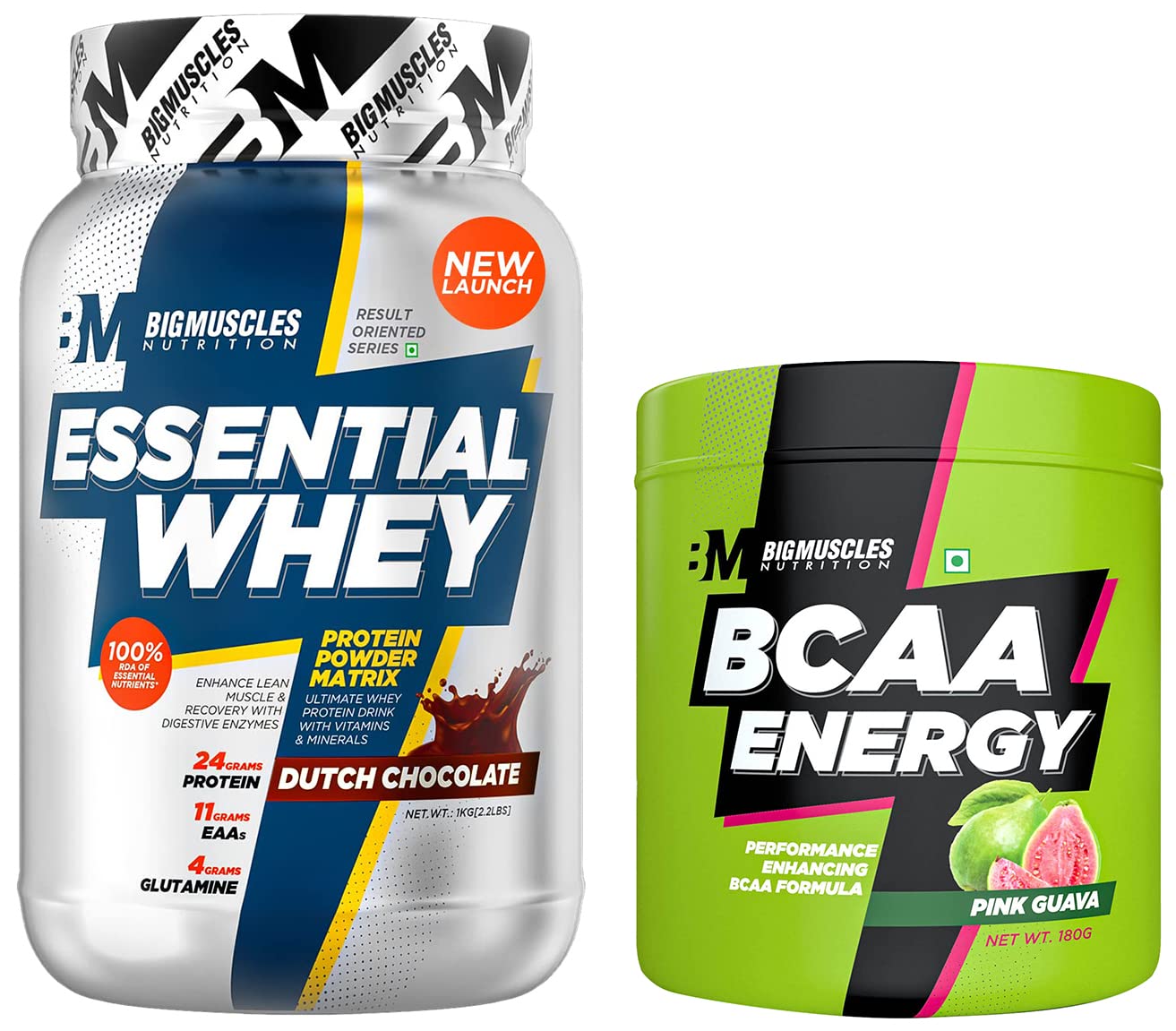 Bigmuscles Nutrition Essential Whey Protein 1Kg [Dutch Chocolate ...