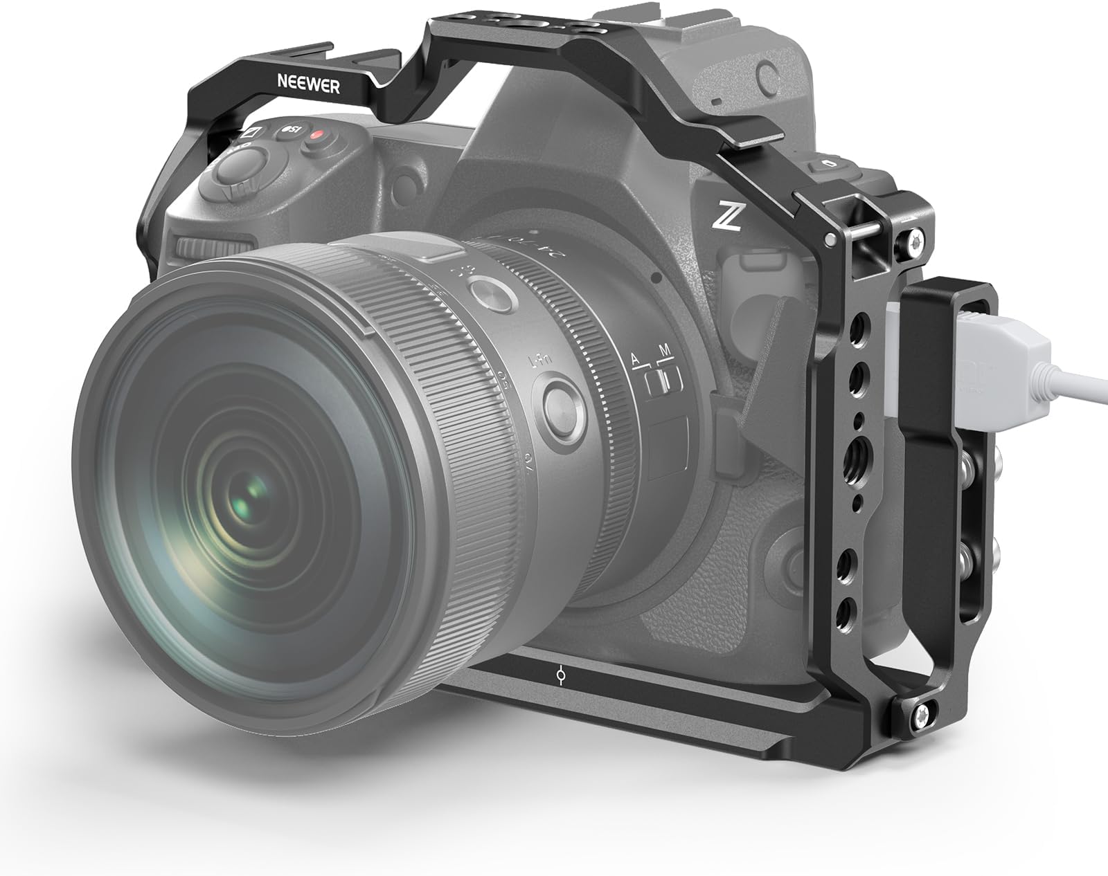 Amazon.com : NEEWER EOS R8 Camera Cage, HDMI Cable Clamp, NATO Guide ...