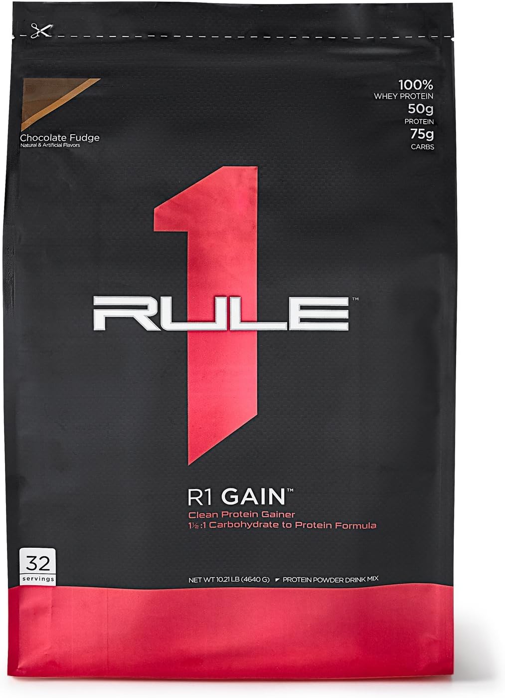 Amazon.com: Rule One Proteins, R1 Gain - Chocolate Fudge, High-Protein ...