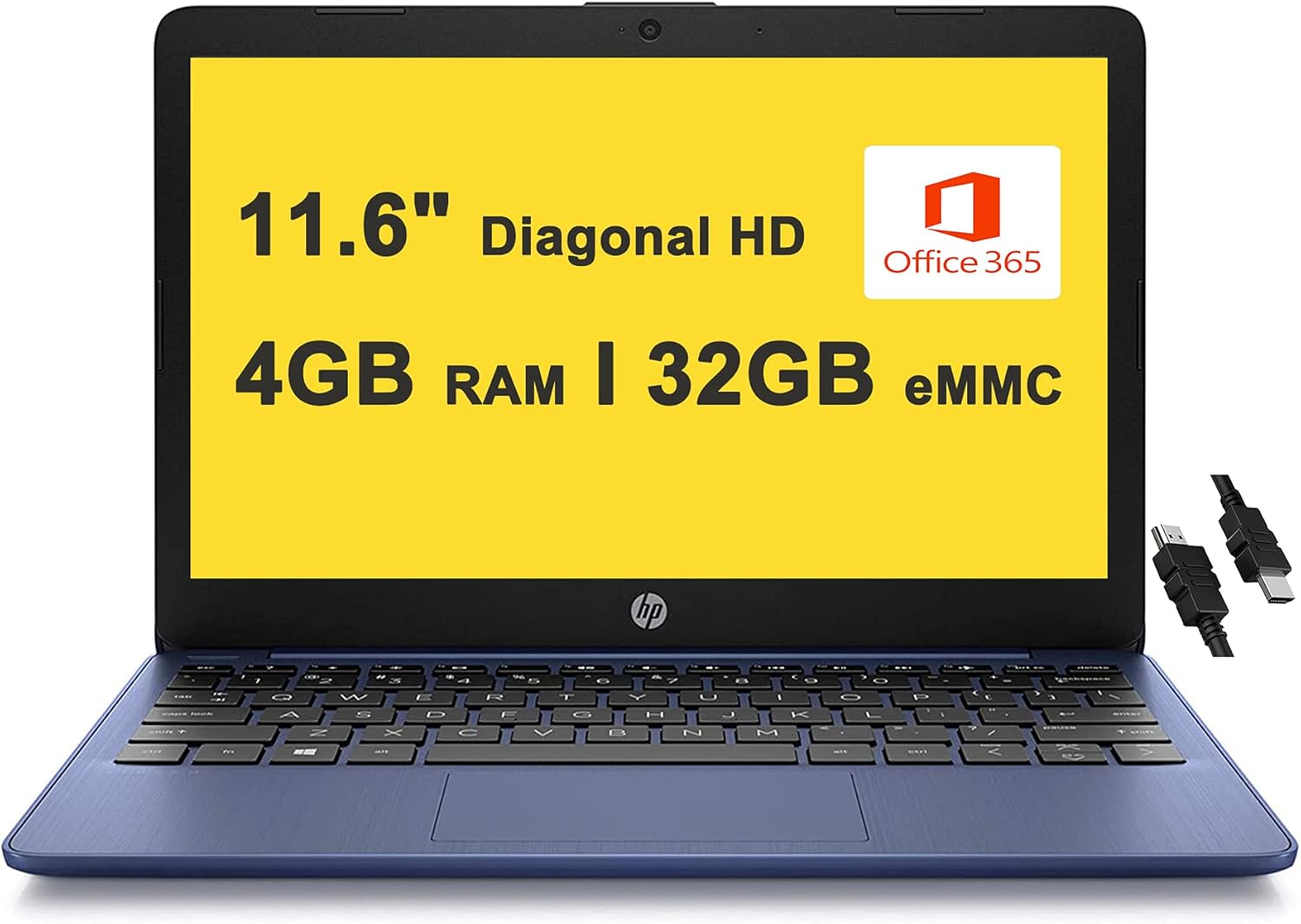 Buy HP Stream 11 Laptop 11.6" Diagonal HD SVA Anti-Glare Display Intel ...