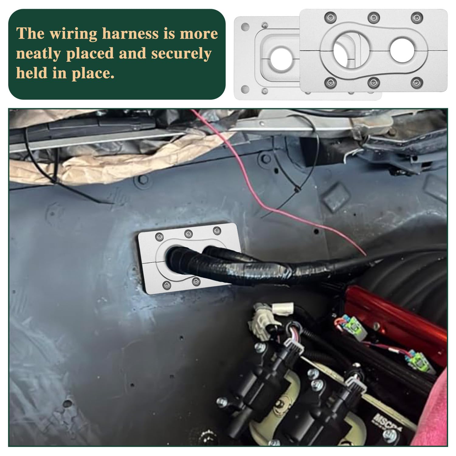 Snapklik.com : JADSOrBoBi Firewall Pass-Through Bracket For Holley ...