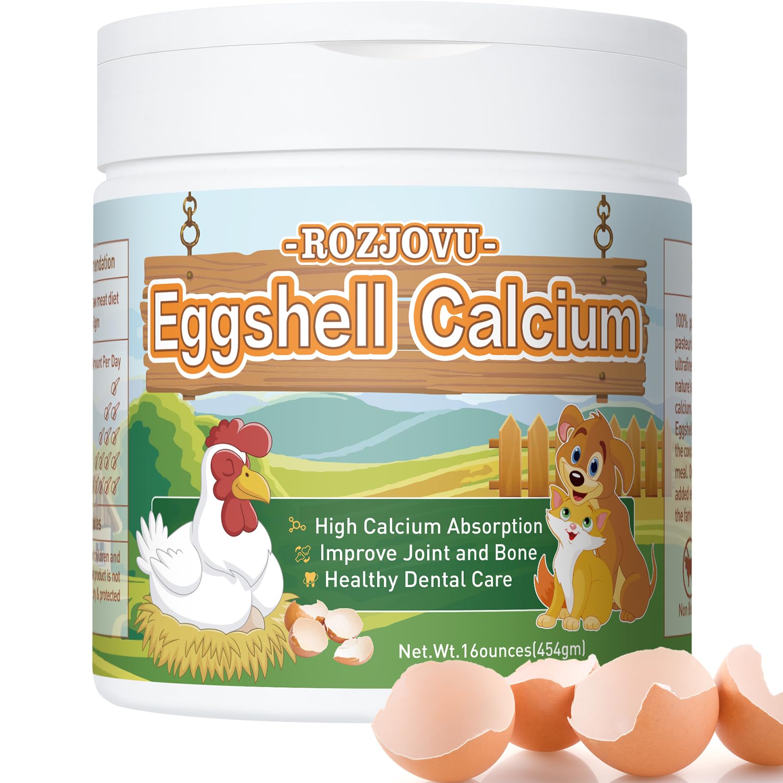 Calcium Carbonate Calcium For Dogs And YYF14 Cats - Fine Eggshell ...