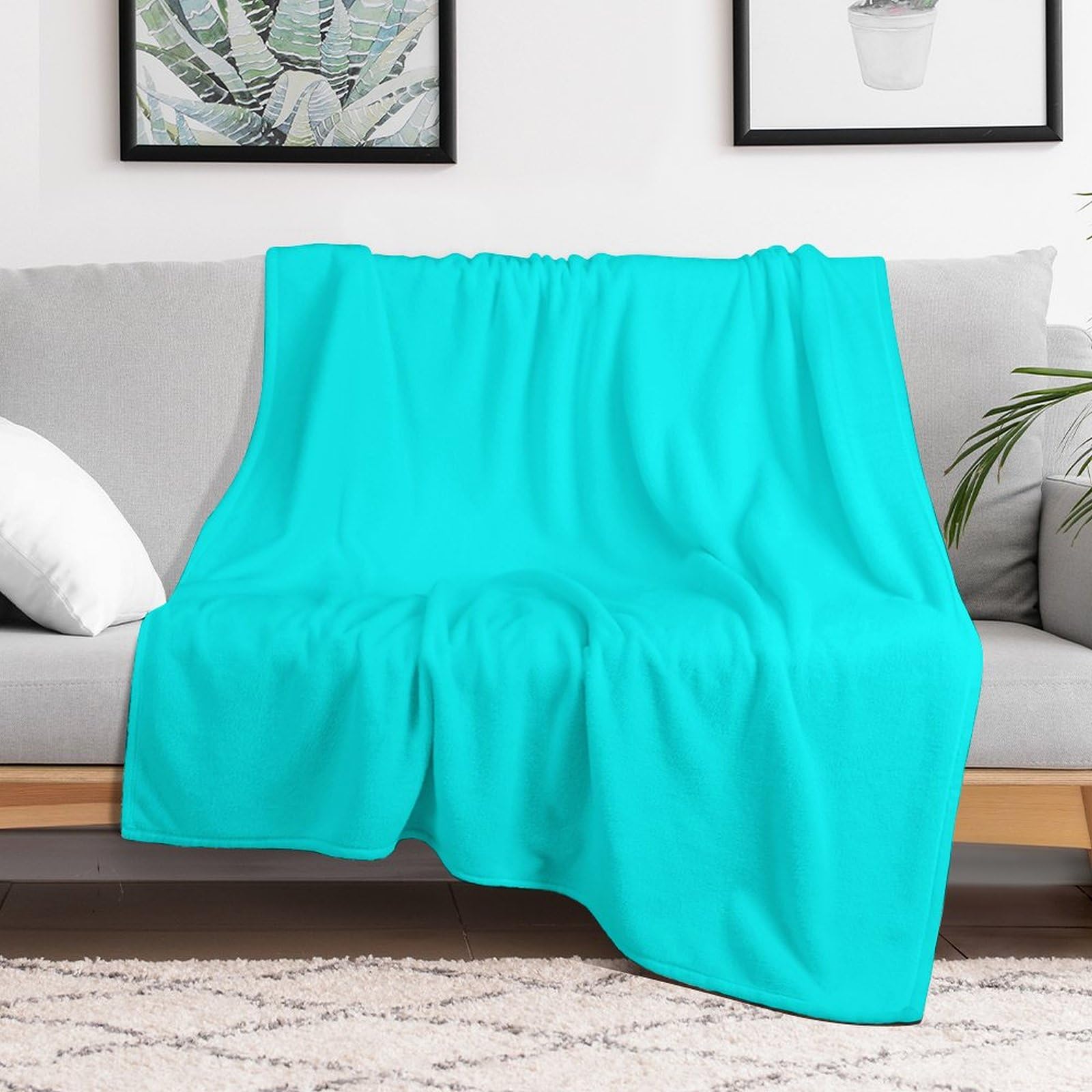 Solid Neon Aqua