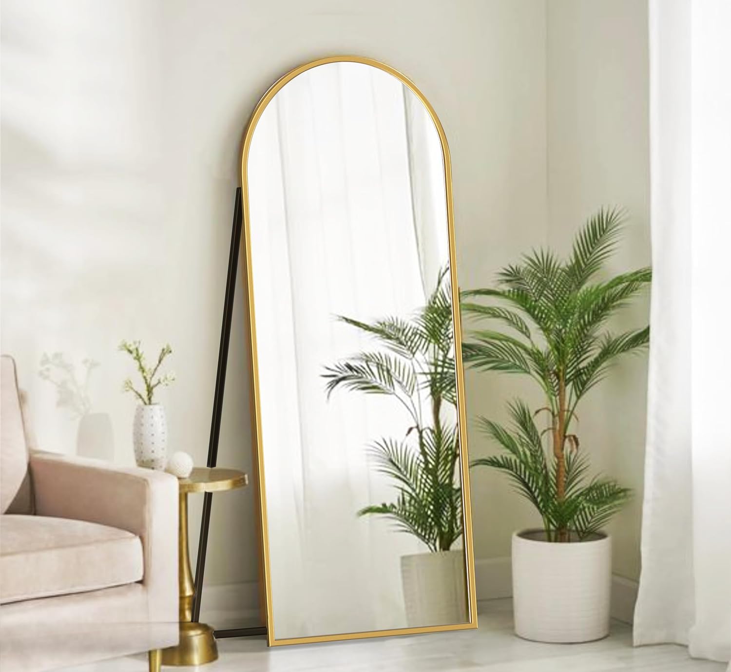 Buy CORSICA DESIGNS | Arched Metal Full-Length Hanging Mirror | Modern ...