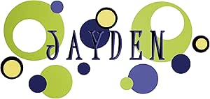 Wall Wear Decals WW-141-BN Jayden Name Decal - Decorative Wall ...