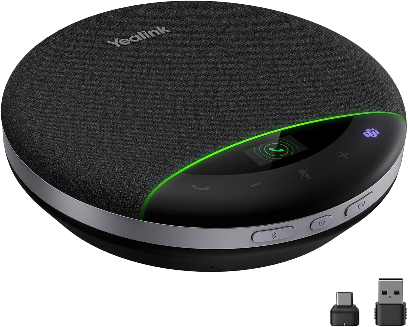 Amazon.com: Yealink Bluetooth Speakerphone SP96 with Dongle Support Daisy-Chain 26H Talk Time ...
