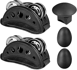 Amazon.com: Rigych Egg Shakers and Foot Tambourine Percussion, Rhythm ...