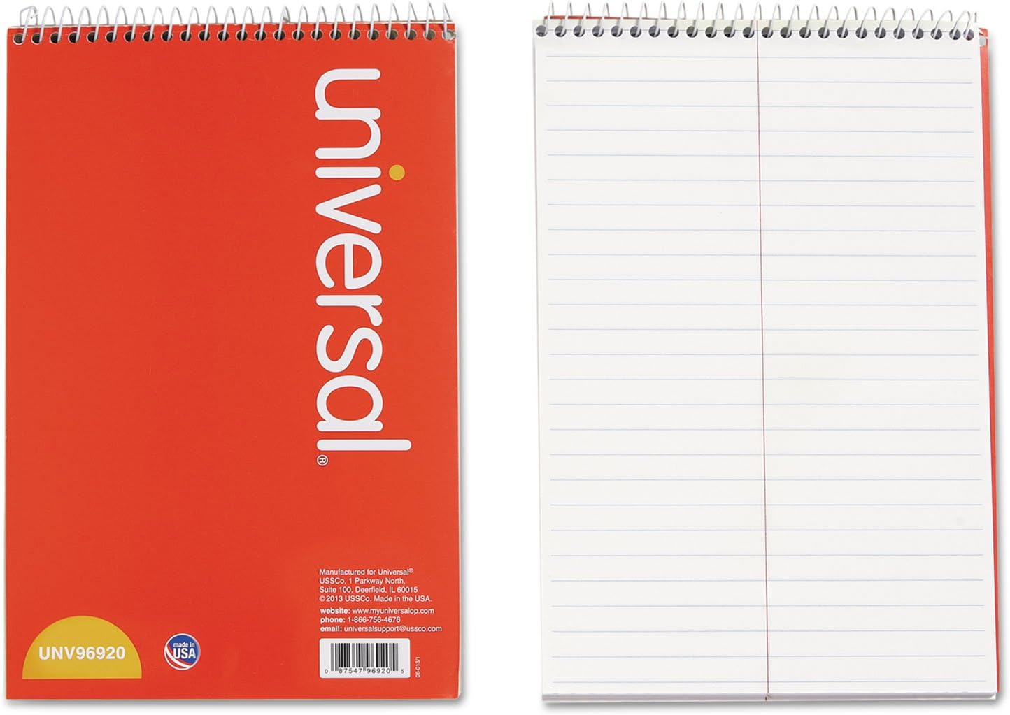 Amazon.com: Universal 96920 Steno Book, Gregg Rule, 6 x 9, White, 80 ...