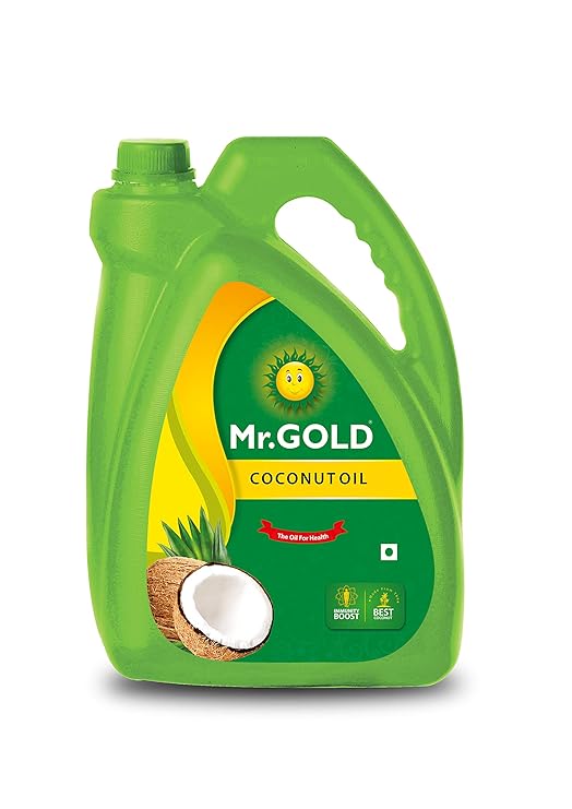 MR. GOLD Coconut Oil Can, 5 L | Pure | Natural | No preservatives | No ...