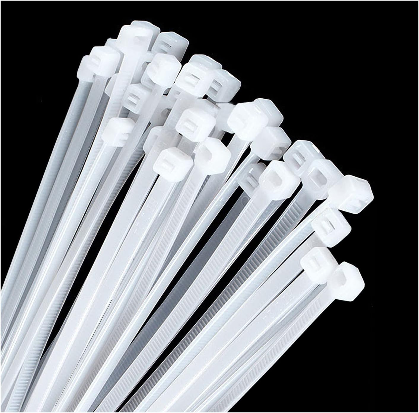 Amazon.com: White zip ties 18 inch Large Cable ties wraps100 pcs/Pack ...