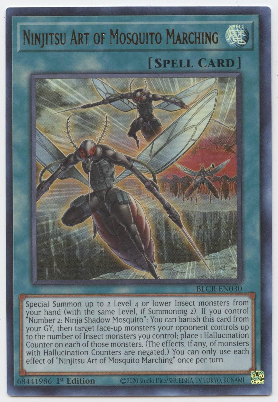 Amazon.com: Ninjitsu Art of Mosquito Marching - BLCR-EN030 - Ultra Rare ...