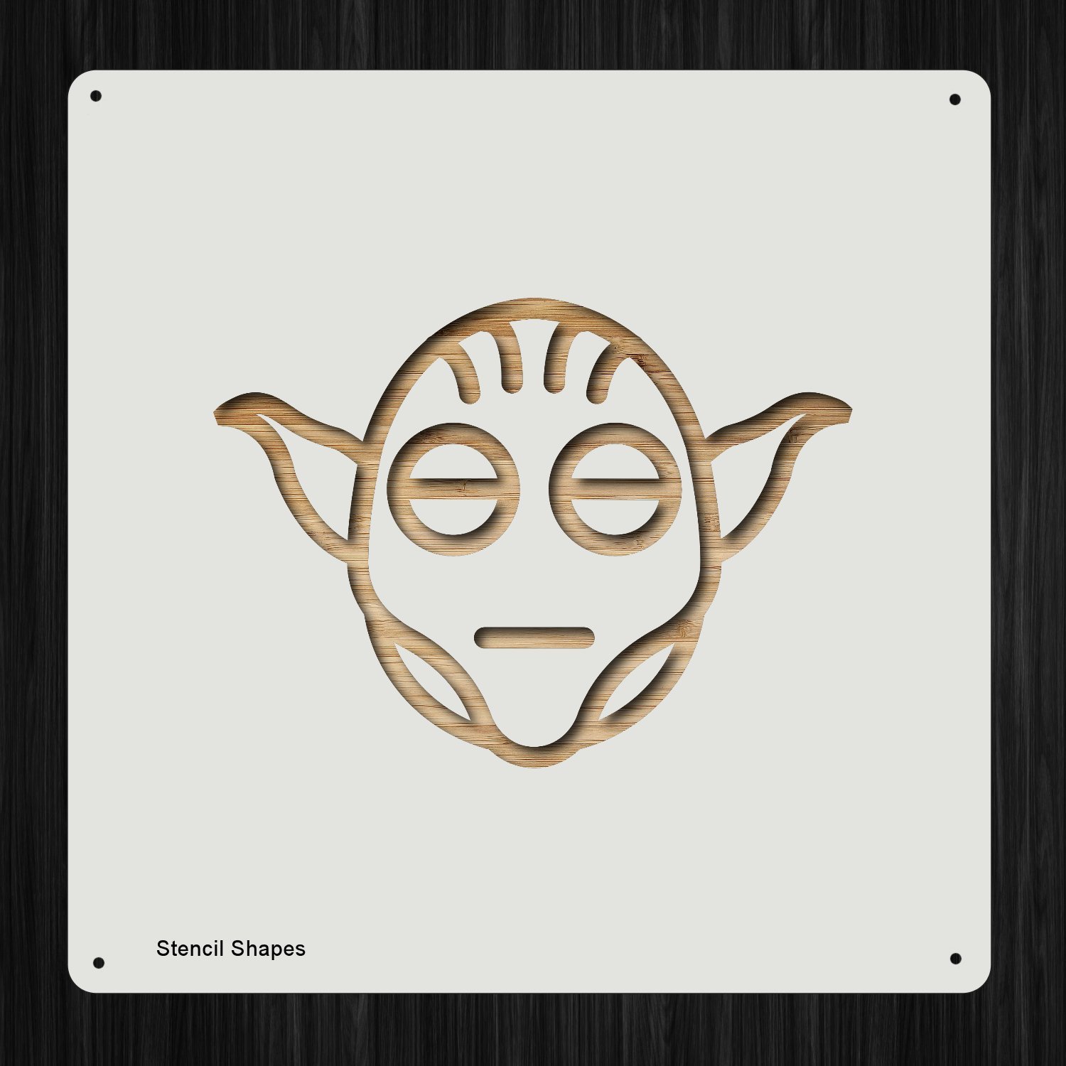 Yoda Head Stencil