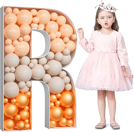 Amazon.com: 4FT Mosaic Letters for Balloons, Mosaic Balloon Frame, DIY ...