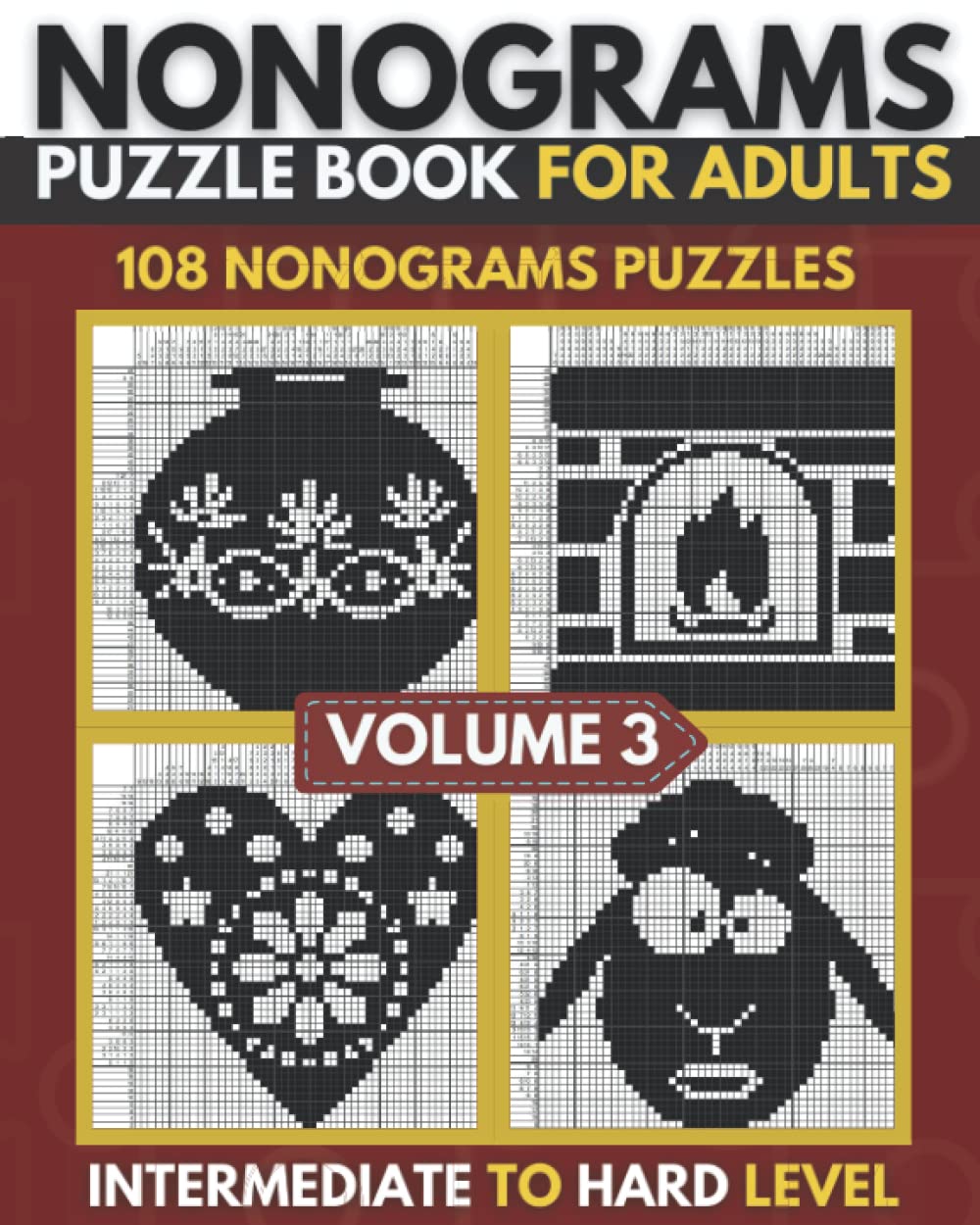 Amazon.com: Nonogram Puzzle Book: Upper Intermediate To Hard Nonogram ...