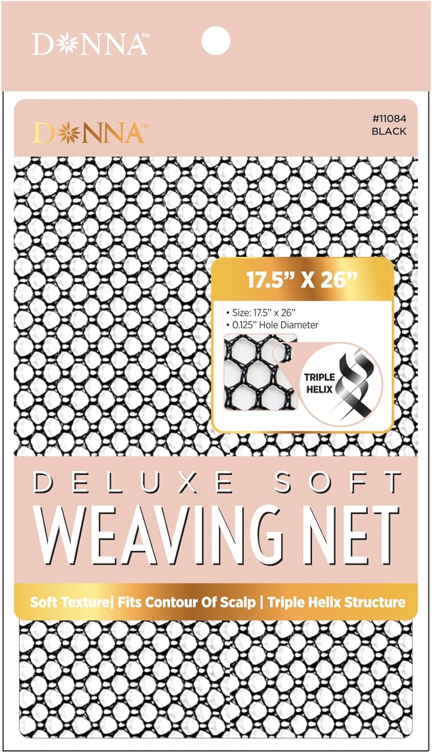 Amazon.com : Donna Deluxe Soft Weaving Net - 17.5" x 26" Hair Net for ...