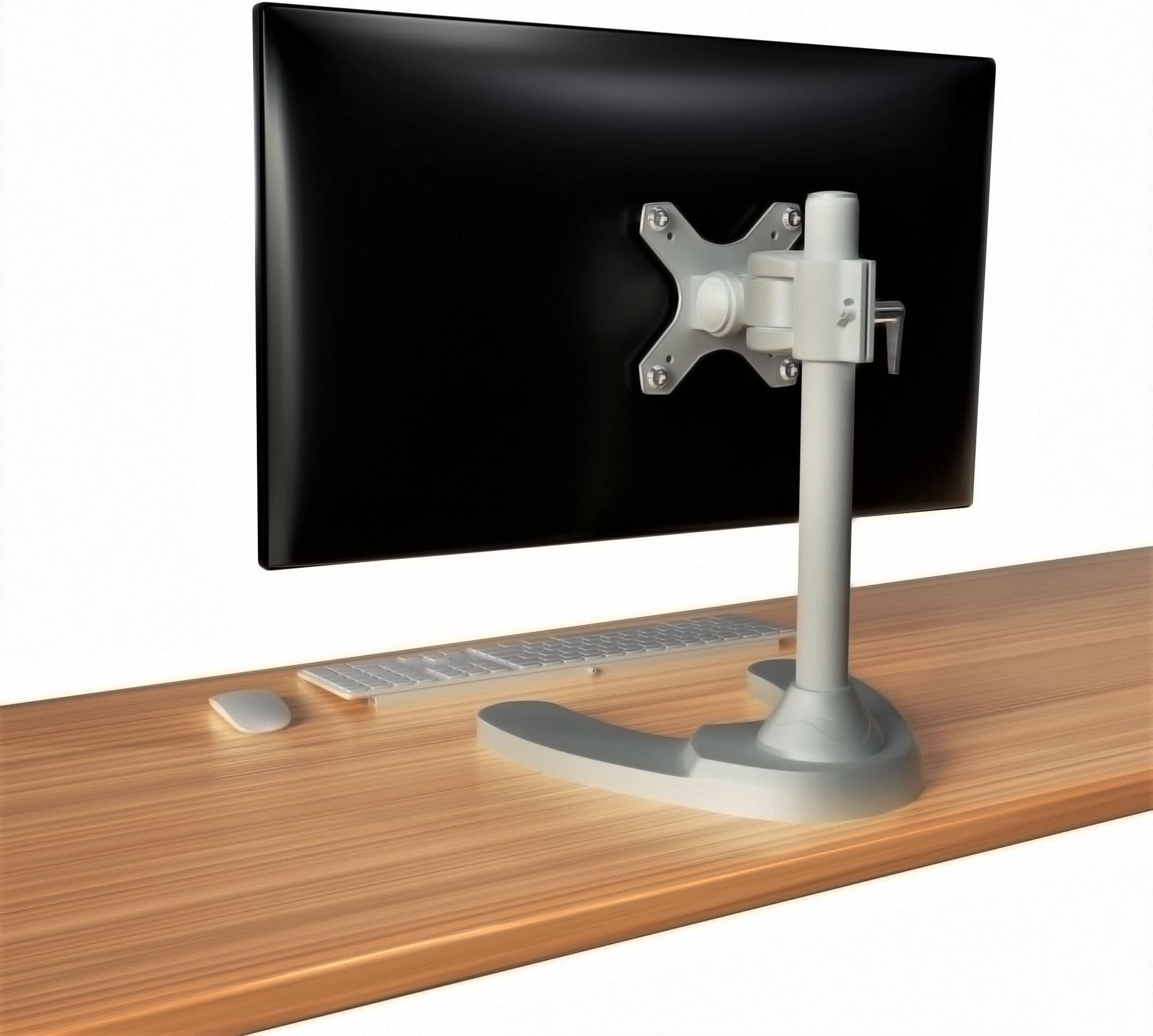 Rife Adjustable LCD Monitor Stand, Freestanding Desk Mount for 13 to 32 ...