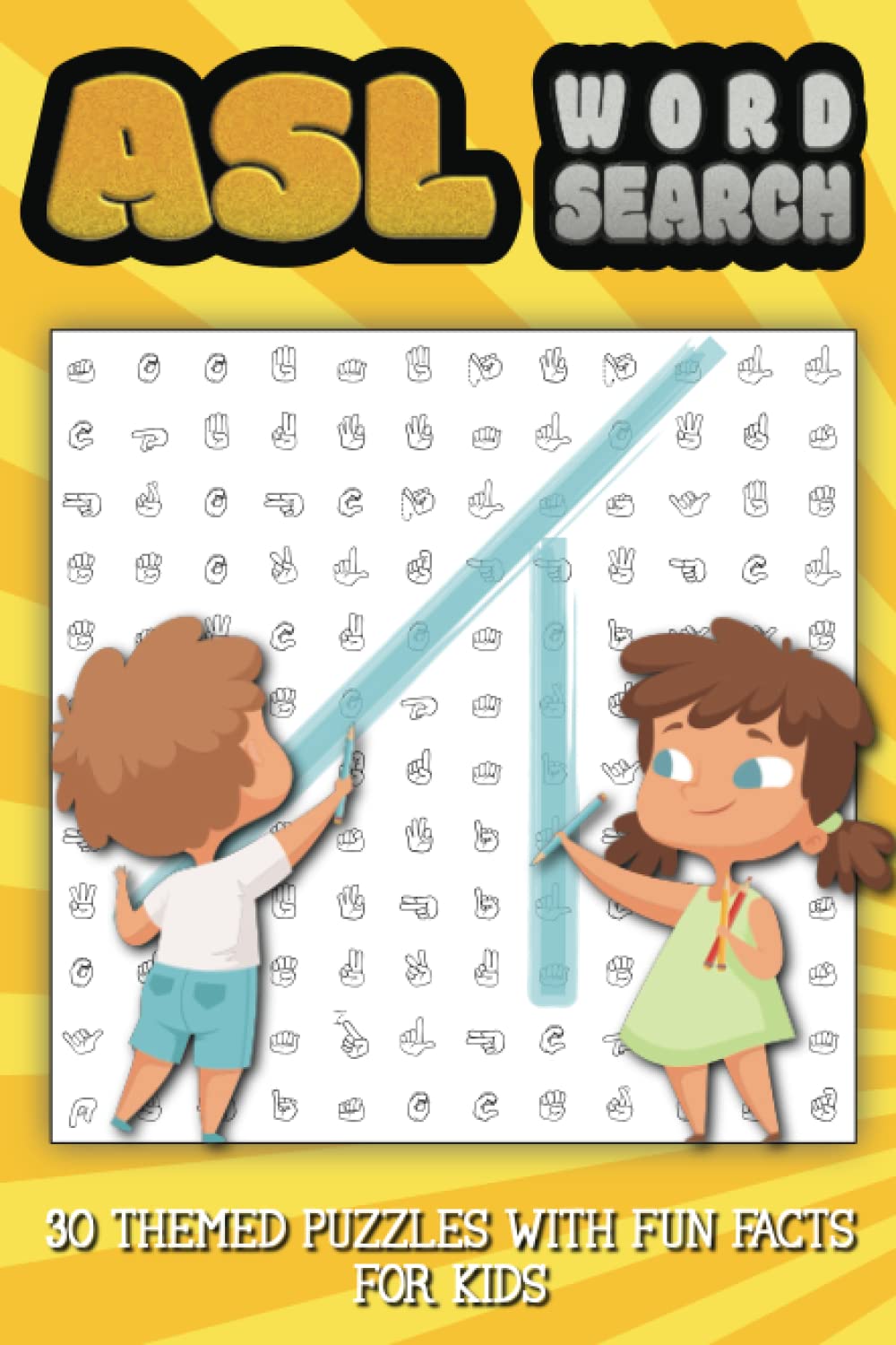 Amazon.com: ASL Word Search for Kids - 30 Themed Puzzles with Fun Facts ...