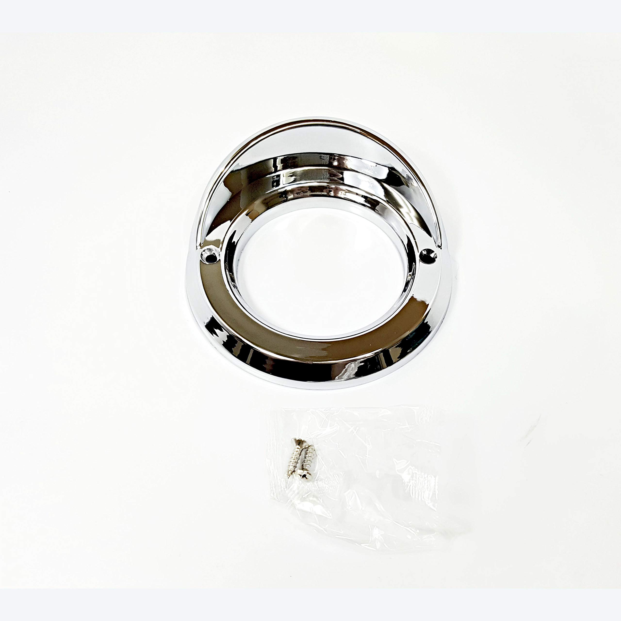Grommet Mount Bezel Kaper II Chrome Bezel - WP-BV08B 2-Inch Visor Screw ...