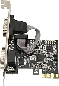 Amazon.com: PCIe RS232 Serial Host Controller Card, 2 Port PCI Express RS 232 DB9 Serial Port ...
