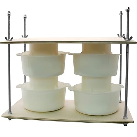 Amazon.com: Dutch Wooden Cheese Press - Cheese Making Kit (Wooden ...