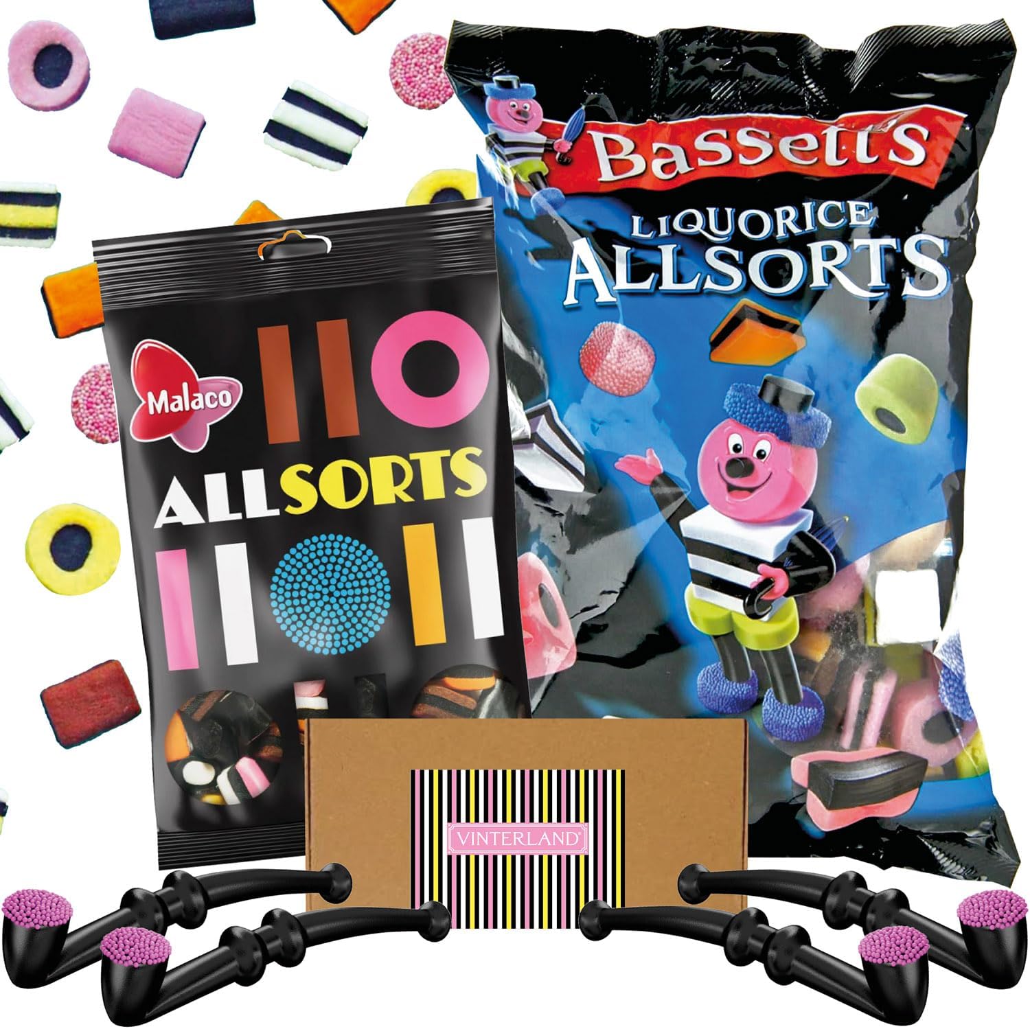 Amazon.com : English Licorice Candy | 2 Pound Bag | Allsorts Licorice ...