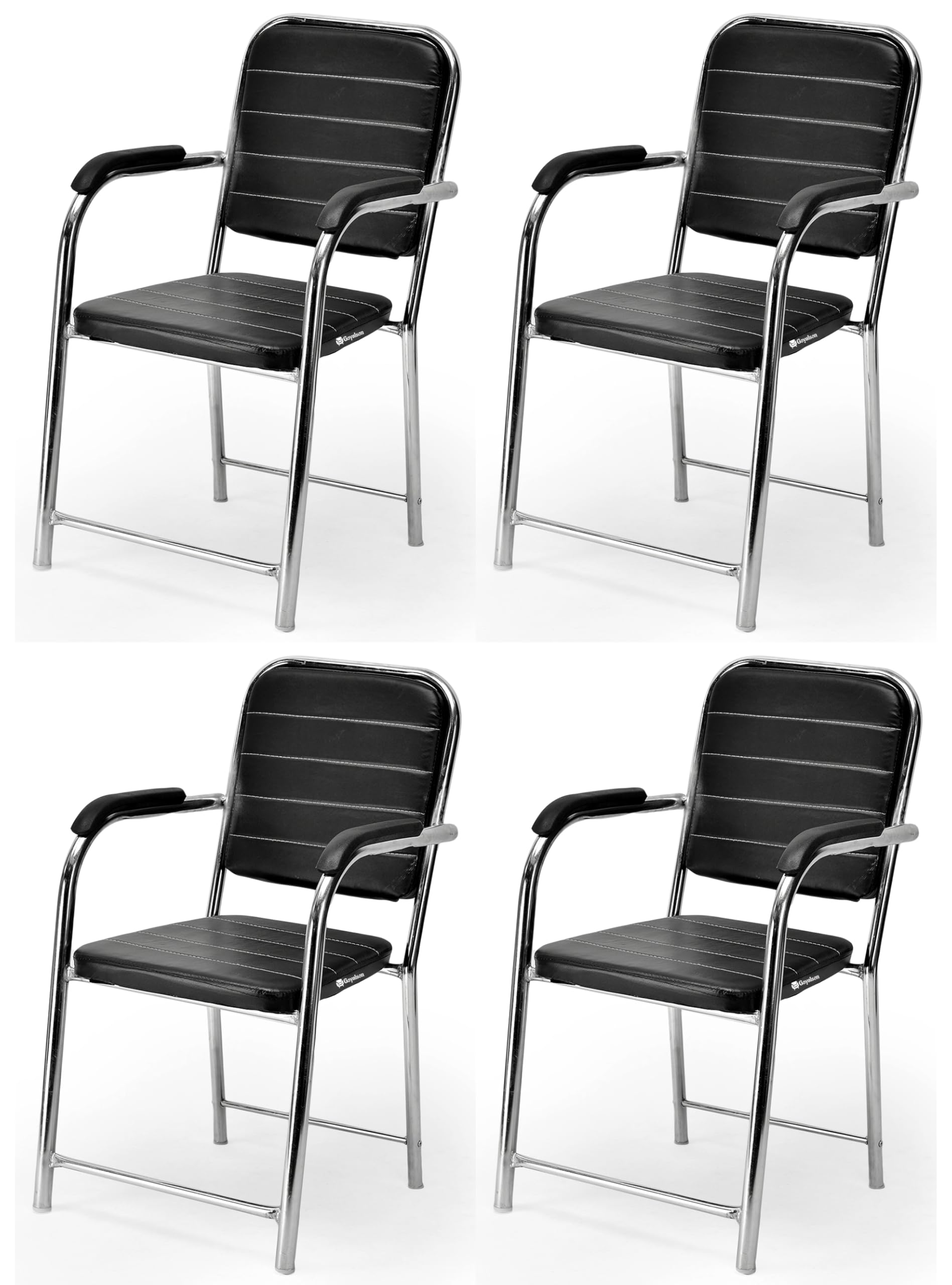 Ratison Office Chair Visitor Chair With Arm Rest With Steel ...