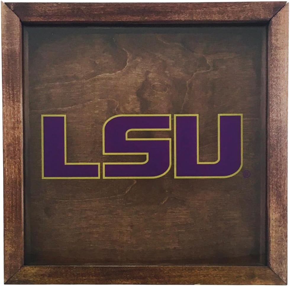 Amazon.de: Southern Design lsu-sb01 Collegiate Shadow Box LSU Shadow Box