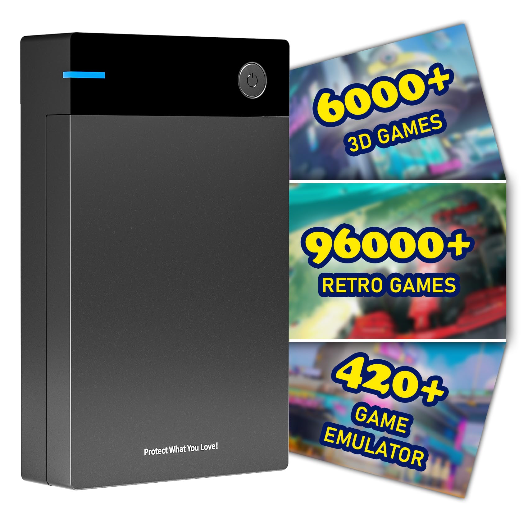 Snapklik.com : 12TB Retro Gaming Hard Drive - Retro Game Console 12TB ...