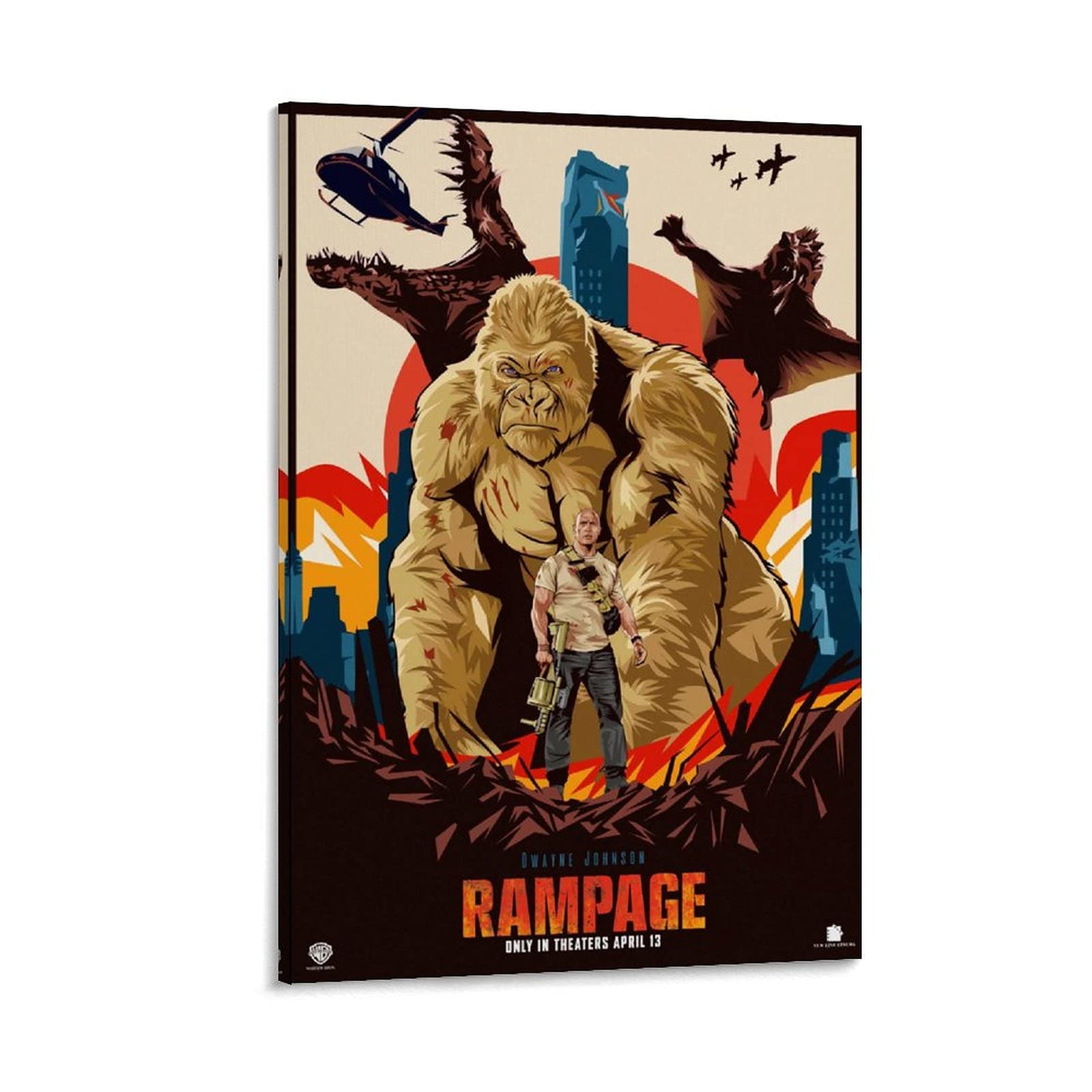 Rampage Word Wallpaper Rampage Film Dwayne Johnson Hi Res Stock