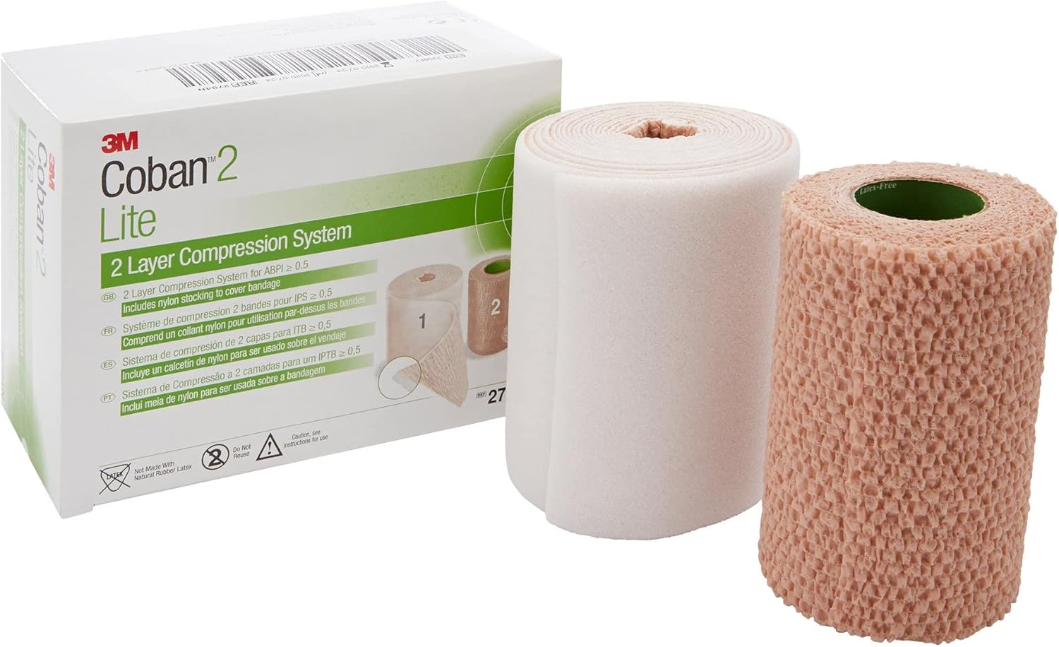 3M Health Care 2794N Coban 2 Layer Lite Compression System (Pack of 8 ...