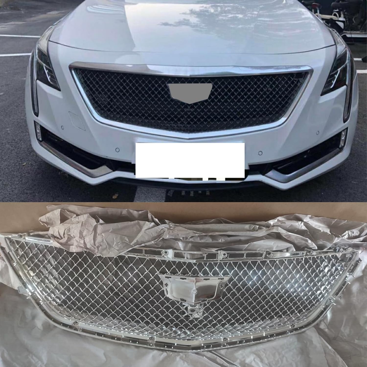 Amazon.com: IsuZi Chrome Front Grill Grille Racing Honeycomb Grille Fit ...