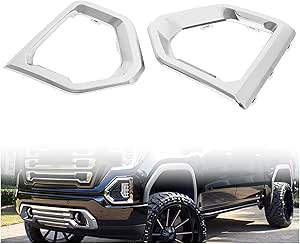 Amazon.com: KUAFU Front Fog Light Bezel Compatible with 2019-2023 GMC ...