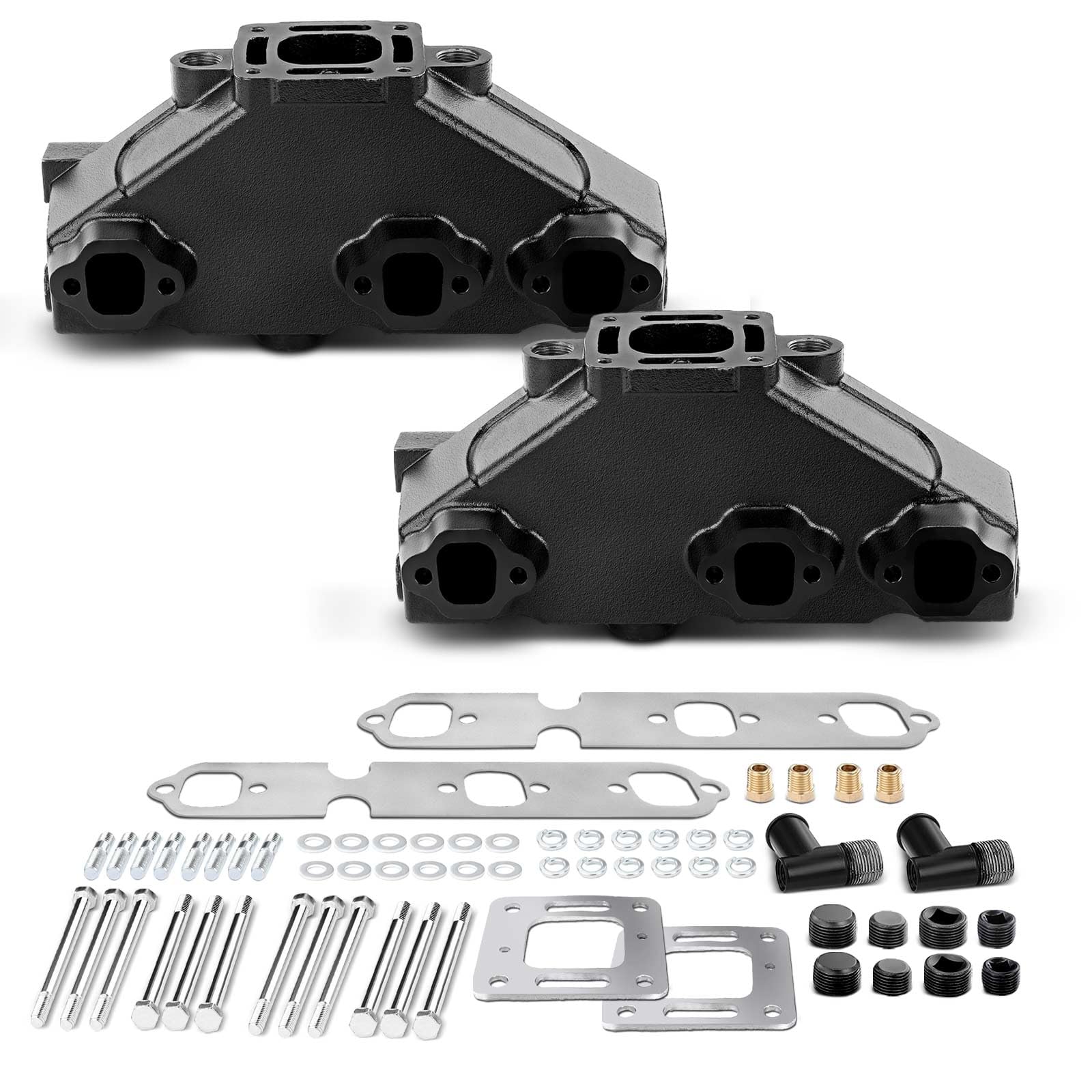 Amazon.com: A-Premium [2-PC Set] Marine Exhaust Manifold with Hardware ...