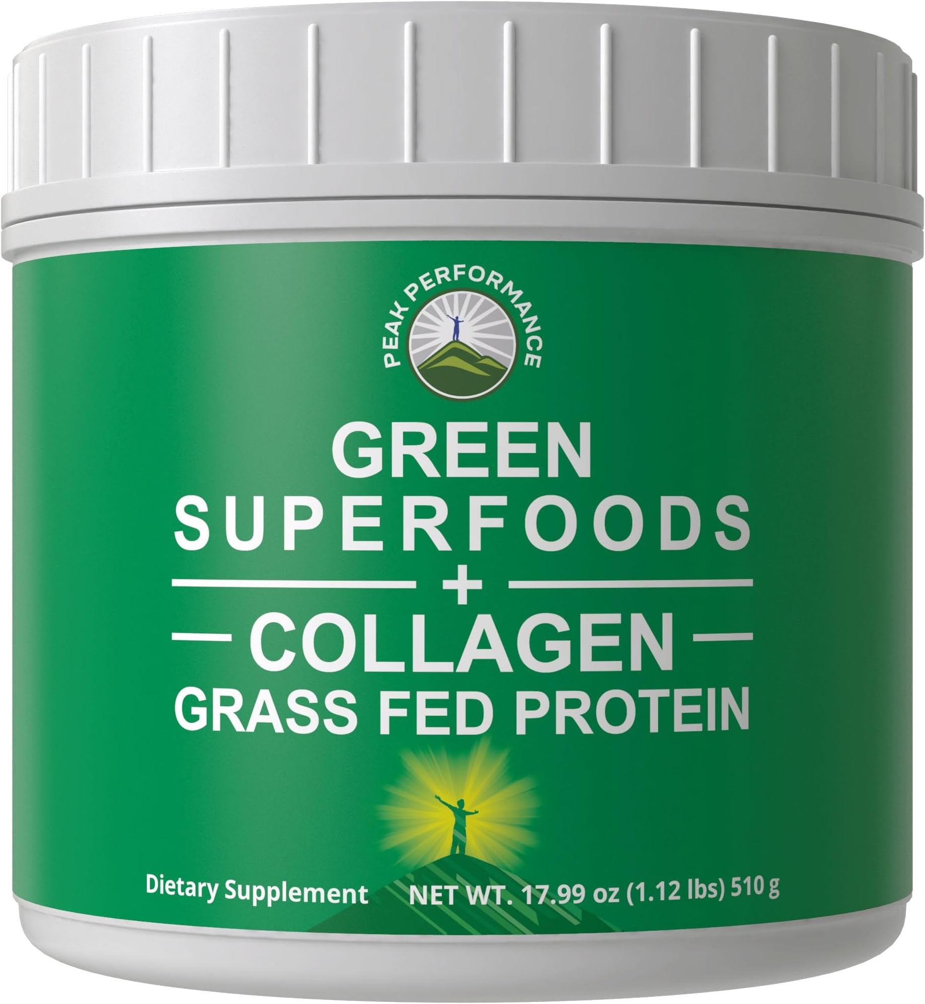 Amazon.com: Greens Superfood + Grass Fed Collagen Peptides Powder ...