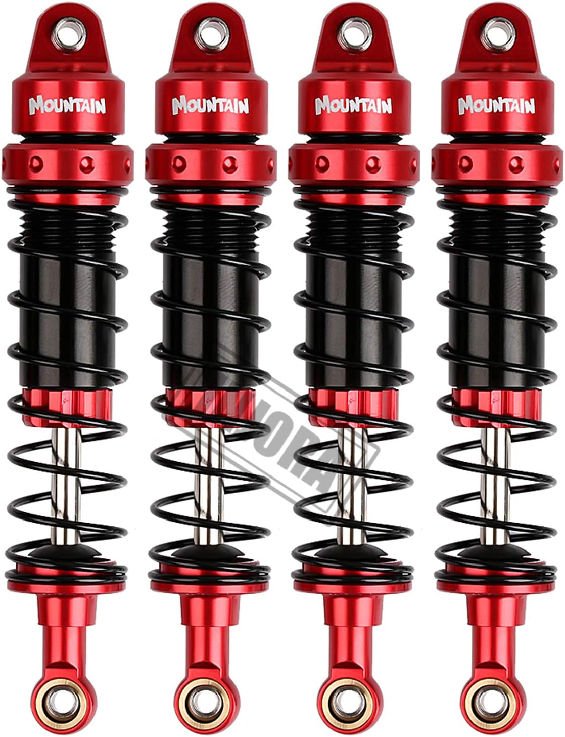 Amazon.com: Que-T 4pcs Metal Shock Absorber Damper for 1/10 RC Crawler ...