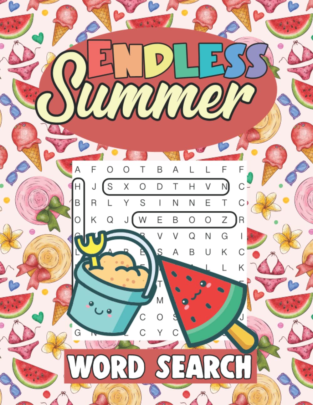 Endless Summer Word Search Exciting Word Find Puzzles And Relaxing ...