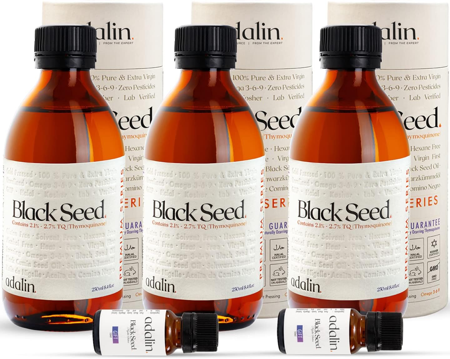Amazon.com: adalin Black Seed Oil Liquid 25.2 fl oz | Nigella Sativa ...