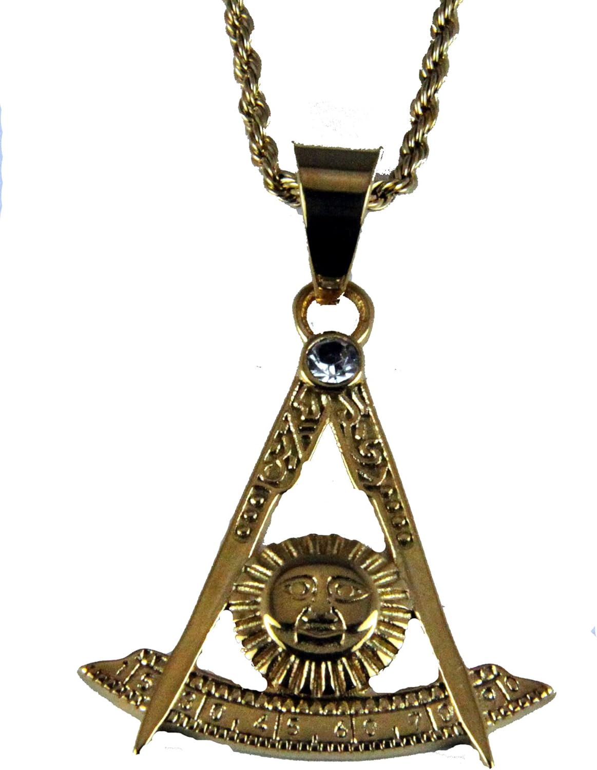The Quiet Witness 4031916 Past Master Necklace Pendant Stainless Steel ...