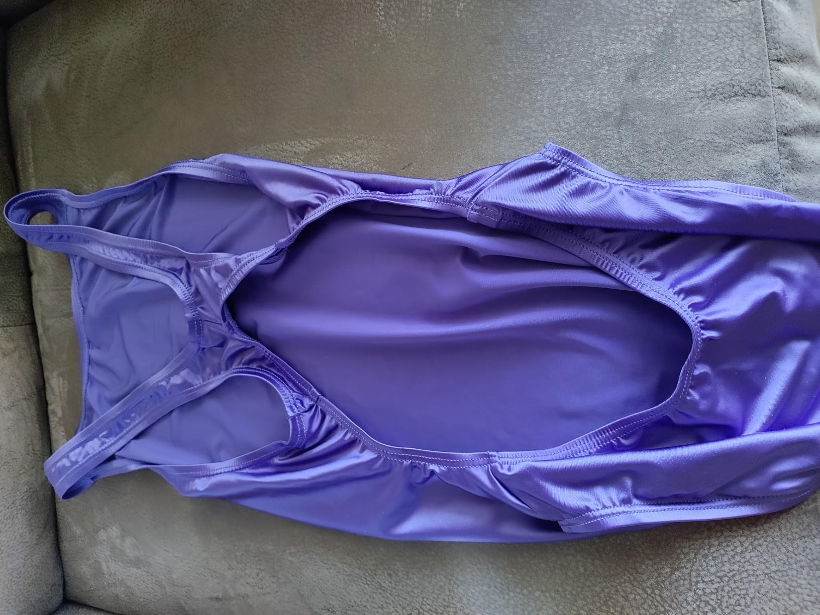 LEOHEX Sexy Satin Hochglanz Body Glänzend Bodysuit Einteiler Badeanzug ...