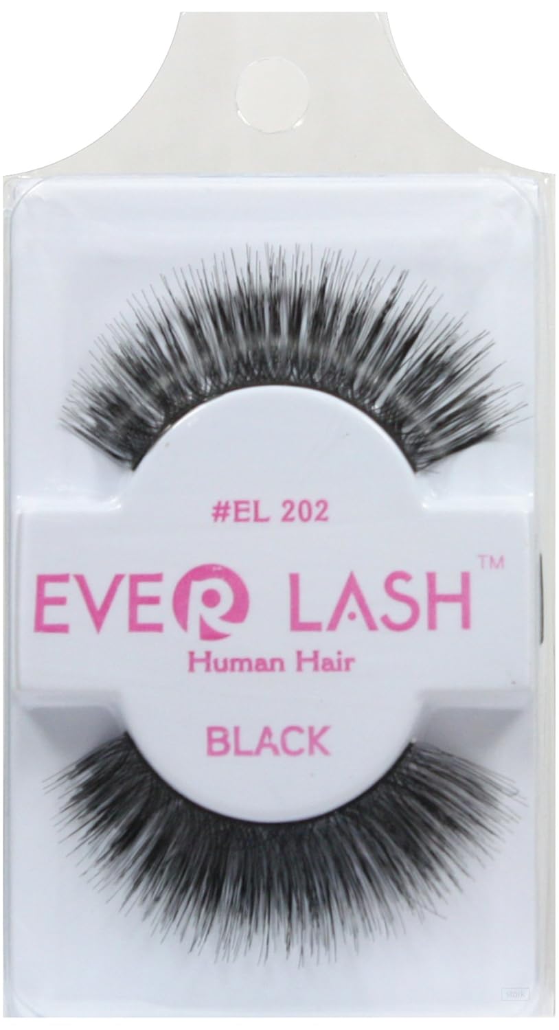 Amazon.com: (6 Pack) Everlash EL202 - Human Hair Quality Eyelash ...