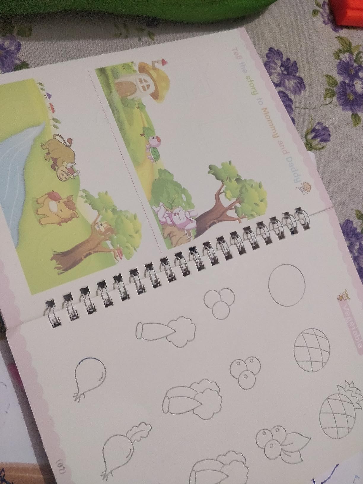 GLUN Reusable Magic Practice Notebook 4 Books Math, Drawing, Alphabet ...