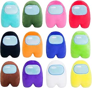 CKIVTNO Among U& Us Game - Juguetes de Peluche (12 Paquetes), Juguete ...