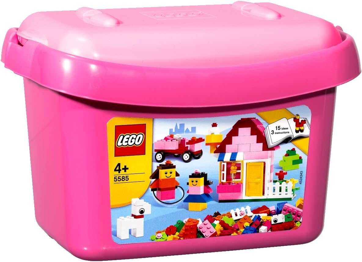 LEGO Creative Building 5585: Pink Brick Box : Amazon.co.uk: Toys & Games