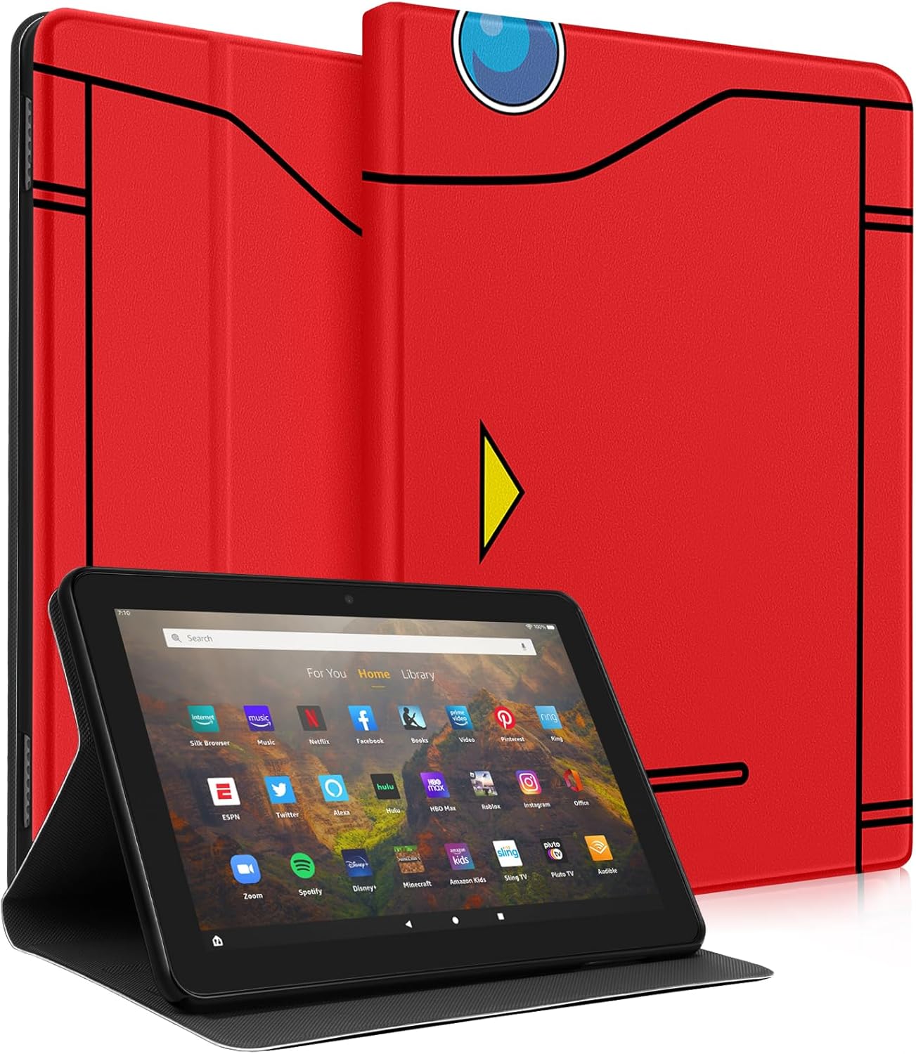 Amazon.com: Wazzasoft for Amazon Kindle Fire HD 10/10 Plus Tablet Case ...