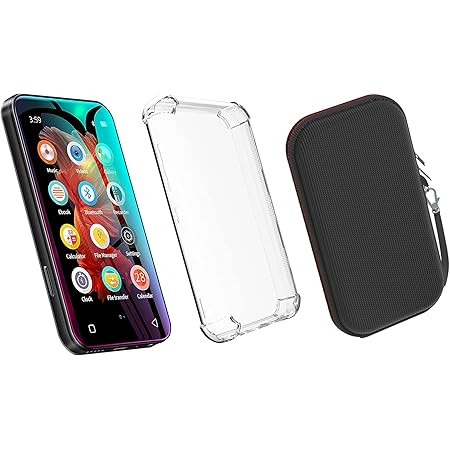 Amazon.com: TIMMKOO Mp3 & Mp4 Player Carry Case, Protective Clear Case ...