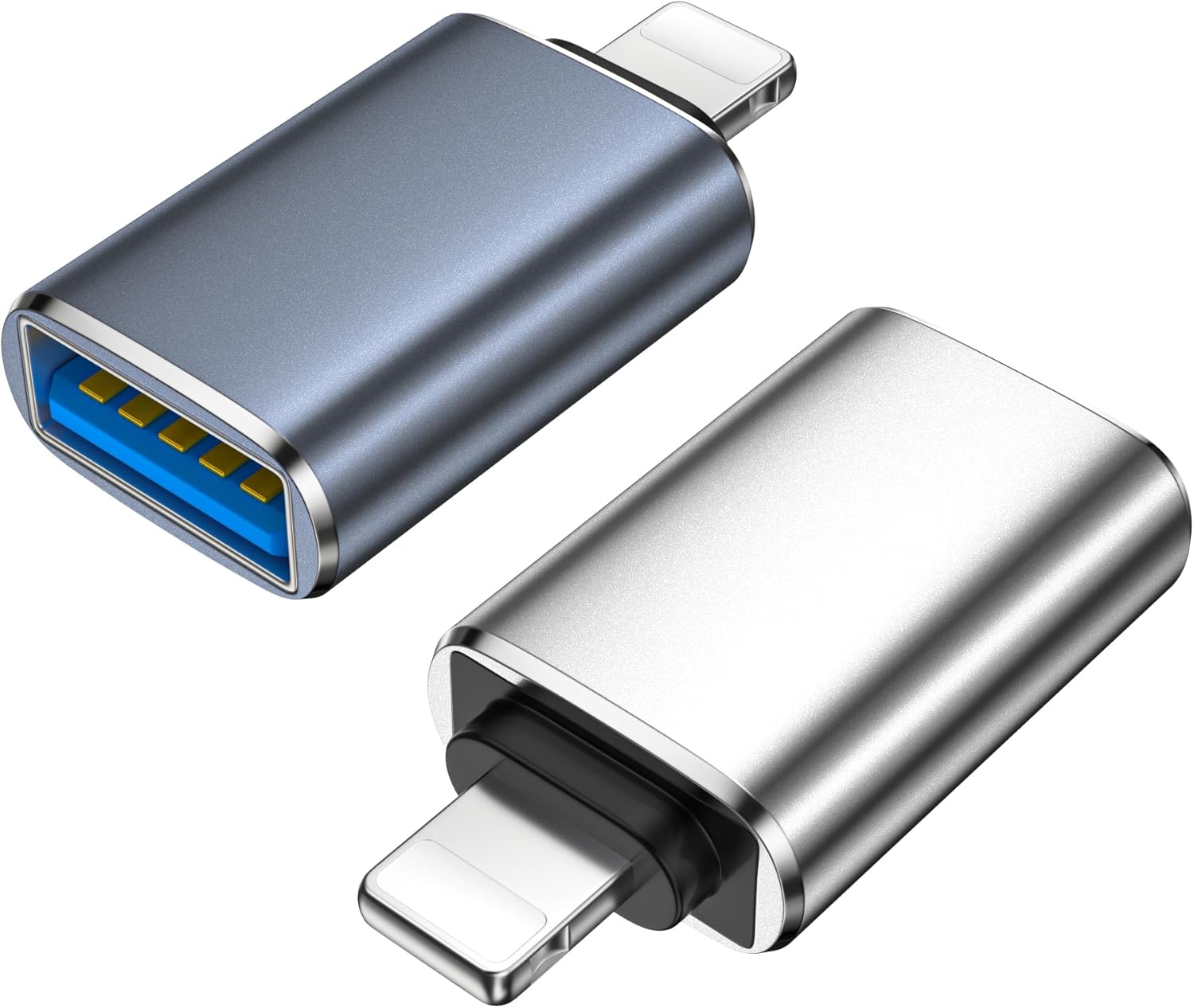 Amazon.com: HianDier Lightning to USB Adapter 2 Pack USB to iPhone ...