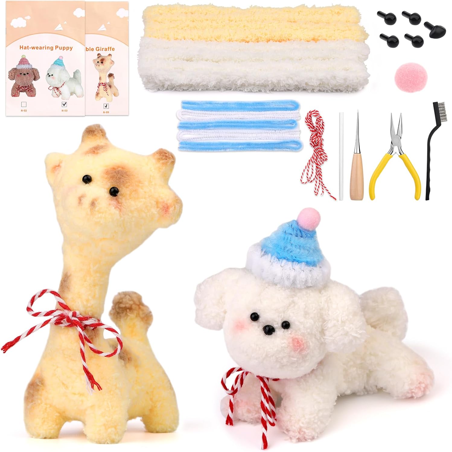 Amazon.com: Zlulary Pipe Cleaners Craft Supplies, Pipe Cleaners Kit for ...